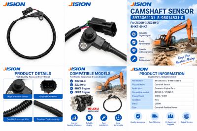 China 8973061131 8-98014831-0 Camshaft Position Sensor for ZX200-3 ZX240-3 Excavator 4HK1 6HK1 Engine for sale