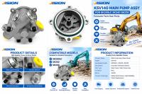 China K5V140 Main Hydraulic Pump Gear Pump Assy for SK250LC SK240 SK330 Excavator Parts for sale