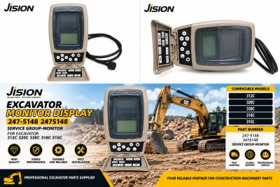 China 247-5148 Excavator Monitor Display Panel 2475148 Service Group-Monitor for 312C 320C 330C 318C 315C for sale