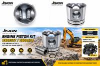 China 3923537 3802474 Engine Piston Kit for 6CTA8.3 Excavator Diesel Engine Spare Parts for sale