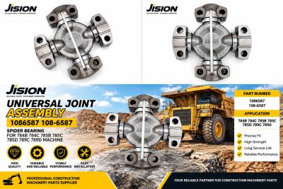 China 108-6587 Universal Joint Assembly 1086587 Spider Bearing for 784B 784C 785B 785C 785D 789C 789D for sale