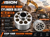 China 708-27-13112 HPV95C Hydraulic Pump Cylinder Block for PC128-2 PC200-6 PC200-7 Excavator for sale