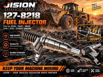 China 127-8218 Fuel Injector for 950G 960F 962G Wheel Loader 3114 3116 3116DIT Engine for sale