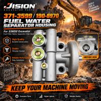 China 371-3599 190-8970 Fuel Water Separator Housing for 336D2 Excavator | Fuel Filter Water Separator Filter Seat for sale