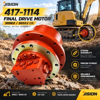 China 417-1114 Hydraulic Final Drive Travel Motor Assembly for 305E2 305E2 CR Excavator for sale