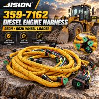 China 359-7162 Diesel Engine Wiring Harness for 950H 962H Wheel Loader Electrical Wire Harness 3597162 Spare Parts for sale