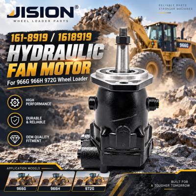 China 161-8919 Hydraulic Fan Piston Motor for 966G 966H 972G Wheel Loader 1618919 Hydraulic Motor Assembly for sale