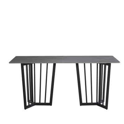 China 2021 New Household Rectangular Marble Dining Table Rectangular Dining Table for sale