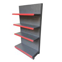 China The Convenience Store Shelves Display Shelves Single-Side And Double-SIded Punch Supermarket Store Shelves for sale