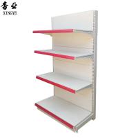 China Multi-Functional Cold Rolled Steel Grocery Store Display Racks Supermarket Shelves for sale