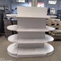 China Factory Customized Size Thickness Color Round Gondola Display Shelf Round Gondola Shelf Exhibit Shelf for sale