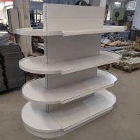 China Factory Customized Size Thickness Color Round Gondola Display Shelf Round Gondola Shelf Exhibit Shelf for sale