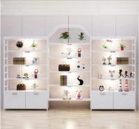 China Factory Custom Beauty Supply Store Shelf Mother And Baby Store Shelf Cosmetics Display Shelf for sale