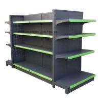 China 2021 New Design Store Shelf Retail Display Shopping Racks Supermarket Shelves for sale