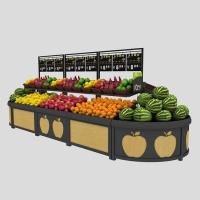 China Factory Customization New Fashion Design Dry fruit And Vegetable Display Rack Shelf for Foldable Metal Display Shelve for sale