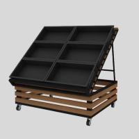 China Factory Customization New Fashion Design Dry fruit And Vegetable Display Rack Shelf for Foldable Metal Display Shelve for sale