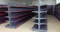 China Store Retail Display Racks Supermarket Equipment Supermarket Shelves Frosted Gray for sale