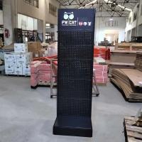 China Factory custom color size metal black store display shelves for sale