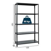 China Supermarket Shelf Manufacturer Customized Size Color Steel 100x40 interlocking metal shelves for sale