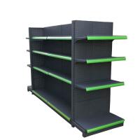 China Hot Popular Case Supermarket Shelf Super Shop Rack For Sale  Metallic Duty Metal Steel Store Heavy Layer Style for sale