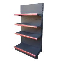China Hot Pharmacy Shelving  Shop Display Shelf Metallic Light Duty History  Store  Layer Style for sale