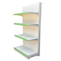 China Accuracy High Quality Supermarket Shelves Removable Retail Hanging Basket Shelves Supermarket Rack Store Display Stand Metallic for sale