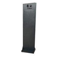 China Factory Custom Size Color Logo Single Side Frosted Gray Display Rack for sale