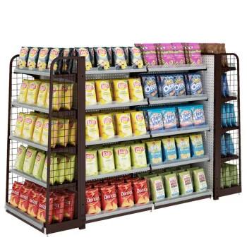 China Hot Selling Heavy Duty Retail Display Racks Gondola Shelving Supermarket Shelves for sale