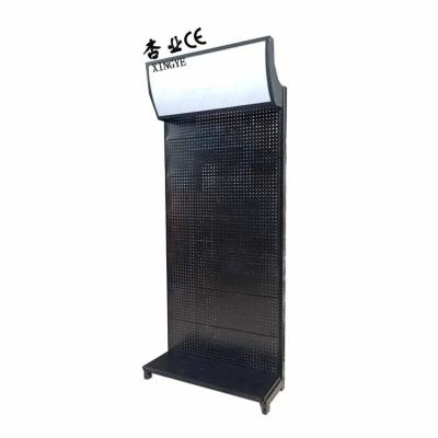 China Factory customized color size black retail display racks supermarket display rack for sale