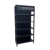 China Xingye Factory Custom Size Color 2023 new product black display rack metal display gondola rack super market shelf for sale