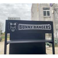 China Xingye Factory Custom Size Color 2023 new product black display rack metal display gondola rack super market shelf for sale