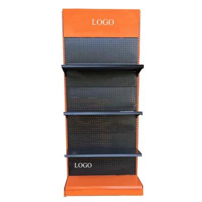 China Xingye Factory Custom Size Color grocery food slatwall shelves pharmacy store shelves for sale