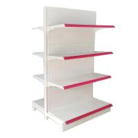 China Commercial Store Shelves Double Sided Gondola Supermarket Shelves Display for sale
