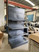 China Factory custom color size Gray hole back board shop display shelf wall display shelf for sale