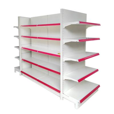 China Q235 Cold Rolled Steel Sheet Grocery Store Display Shelf Supermarket Retail Store Display Shelf for sale