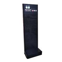 China Factory custom color size black hole back board display shelf exhibition sample display rack jewelry store display shelf for sale