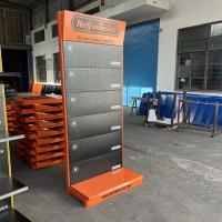 China Factory custom color size black hole back board display shelf exhibition sample display rack jewelry store display shelf for sale