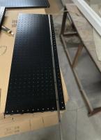 China Factory Custom Color Size 93*45*180CM Black Supermarket Shelf Double Side Display Rack 5 Layers 4 Post Shelf for sale