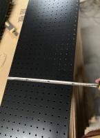 China Factory Custom Color Size 93*45*180CM Black Supermarket Shelf Double Side Display Rack 5 Layers 4 Post Shelf for sale