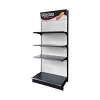 China Best Selling Factory customized color size supermarket rak gondola shelving grocery store shelf exhibit shelf for sale