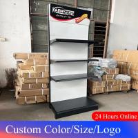 China Best Selling Factory customized color size supermarket rak gondola shelving grocery store shelf exhibit shelf for sale