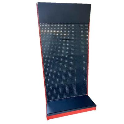 China Best Selling Factory customized color size black supermarket rak gondola shelving grocery shops store shelf exhibit shelf for sale
