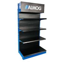 China Factory Customized Size Thickness Color supermarket display rack grocery store display racks small supermarket display rack for sale