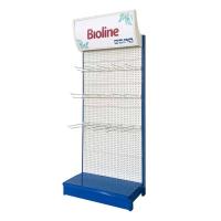 China Factory Custom Size Color black gondola shelving supermarket display rack for sale
