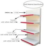 China Cost Competitive Deposit Custom Logo Best Selling High Quality Supermarket Shelves for sale