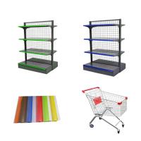 China Customized Gondola Display Shelf Industrial Pharmacy Shop Supermarket Rack for sale