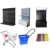 China Customized Gondola Display Shelf Industrial Pharmacy Shop Supermarket Rack for sale
