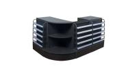 China cash counter  snack shelf wood gondola shelving wooden display gondola for  vine. 2023 top sale display rack for sale