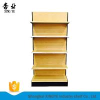 China wire mesh Display Rack customized Industrial wire mesh back supermarket gondola shelf for sale