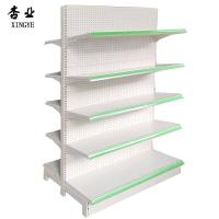 China Factory Custom gondola shelving aqua color gondola shelving supermarket shelf for sale